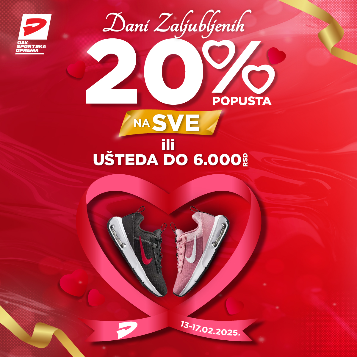 Đak - the offer "Dani zaljubljenih" from the 13th to the of17th ...